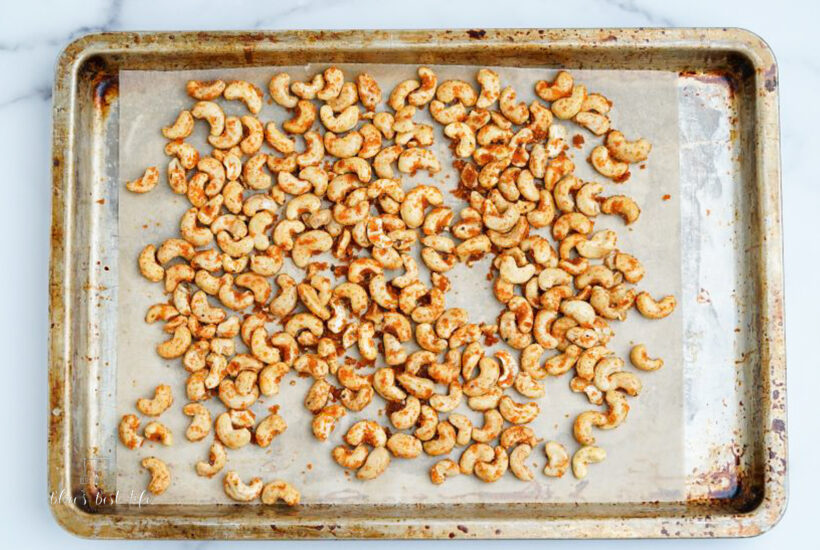 Sweet and Spicy Roasted Cashews {Great Holiday Gift Recipe!}