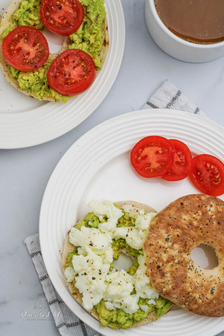 Avocado Everything Bagel with Egg Whites - Blues Best Life