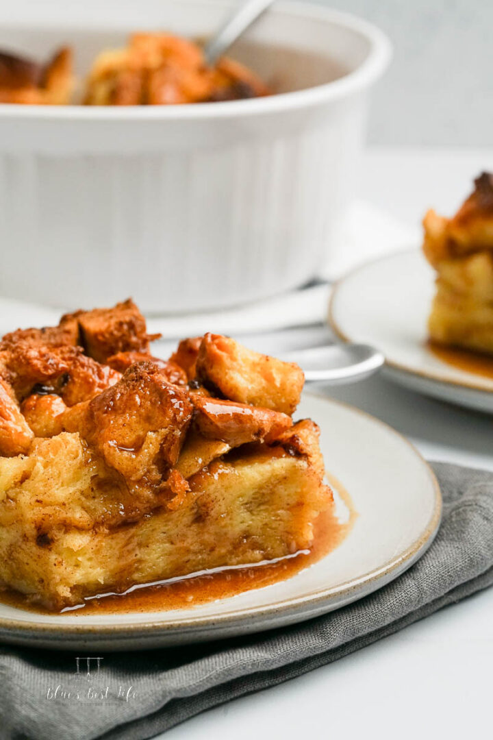 Cinnamon Bread Pudding {with Cinnamon Bourbon Sauce} - Blues Best Life