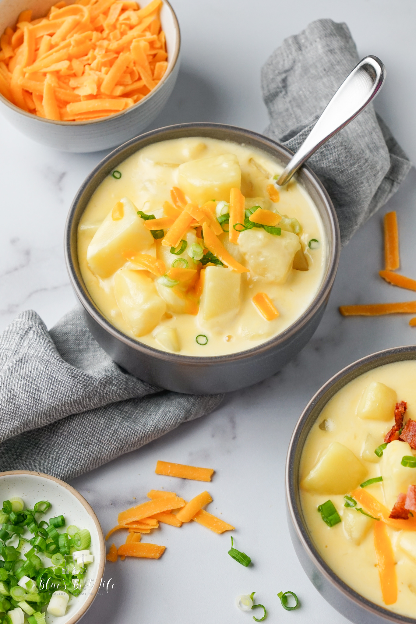 Easy 4 Ingredient Potato Soup Recipe - Blues Best Life