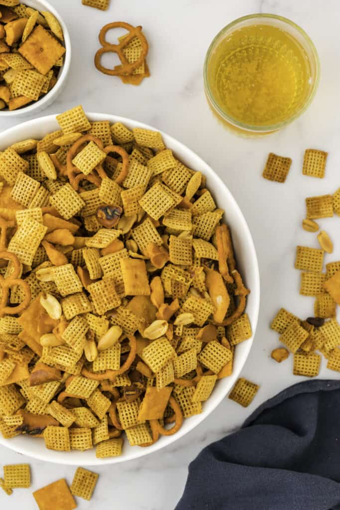 Easy Homemade Cheesy Chex Mix - Blues Best Life