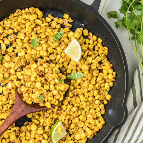 Easy Charred Corn Recipe (Blackened In Skillet) - Blues Best Life