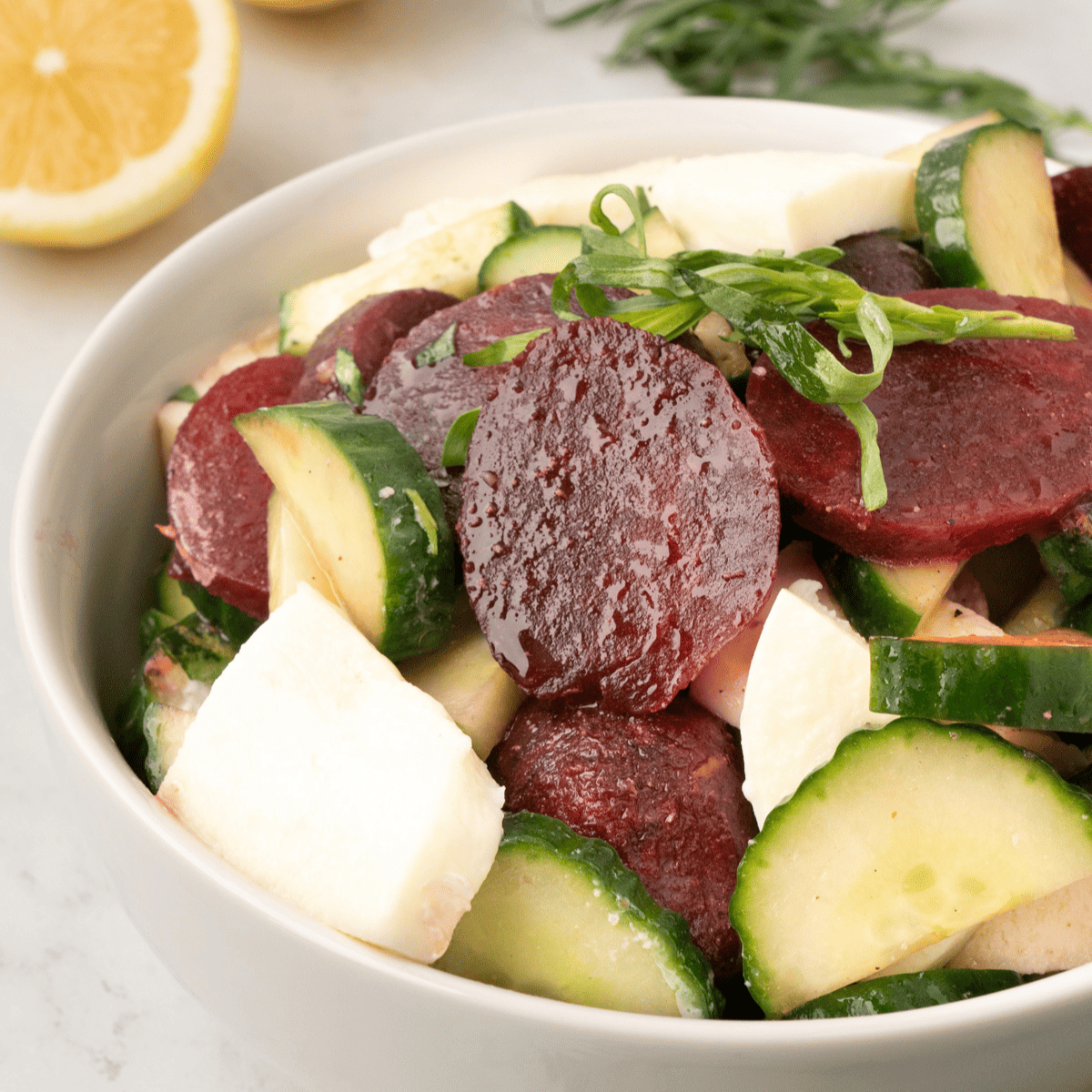 Simple Beet and Cucumber Salad Recipe - Blues Best Life