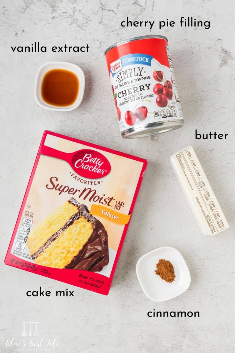 Easy Cherry Cobbler With Box Cake Mix Recipe - Blues Best Life