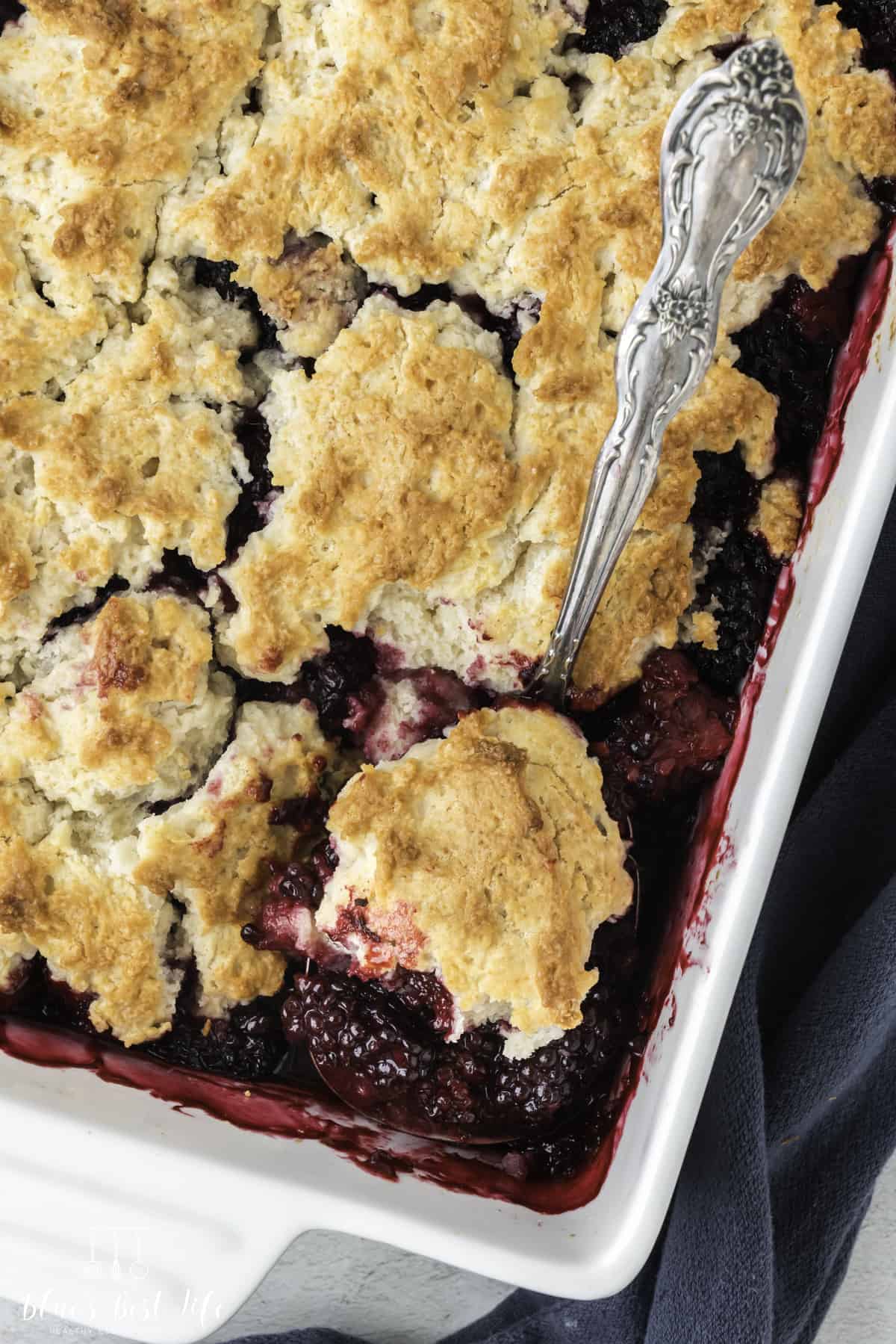 Easy Old Fashioned Blackberry Cobbler Recipe - Blues Best Life
