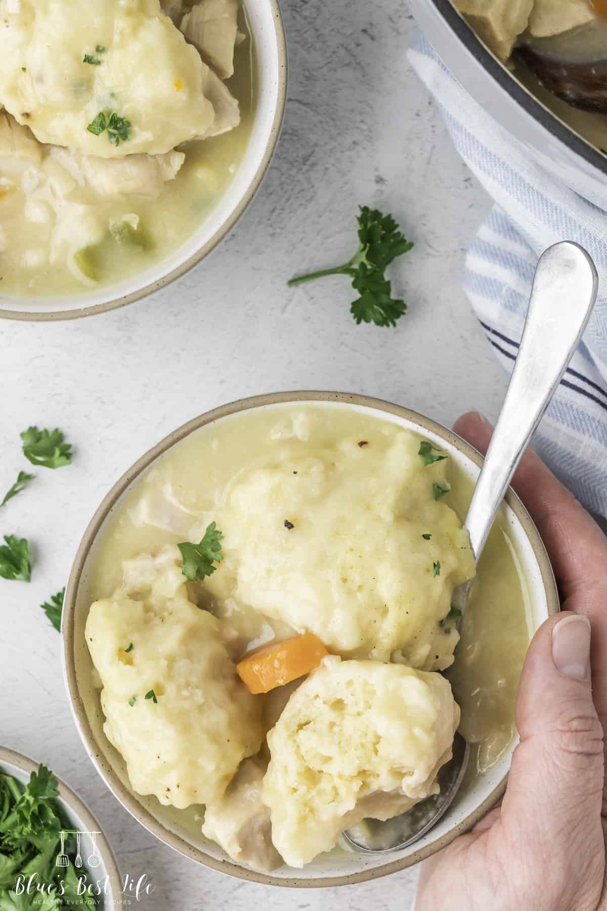Creamy Turkey And Dumplings With Leftover Turkey - Blues Best Life