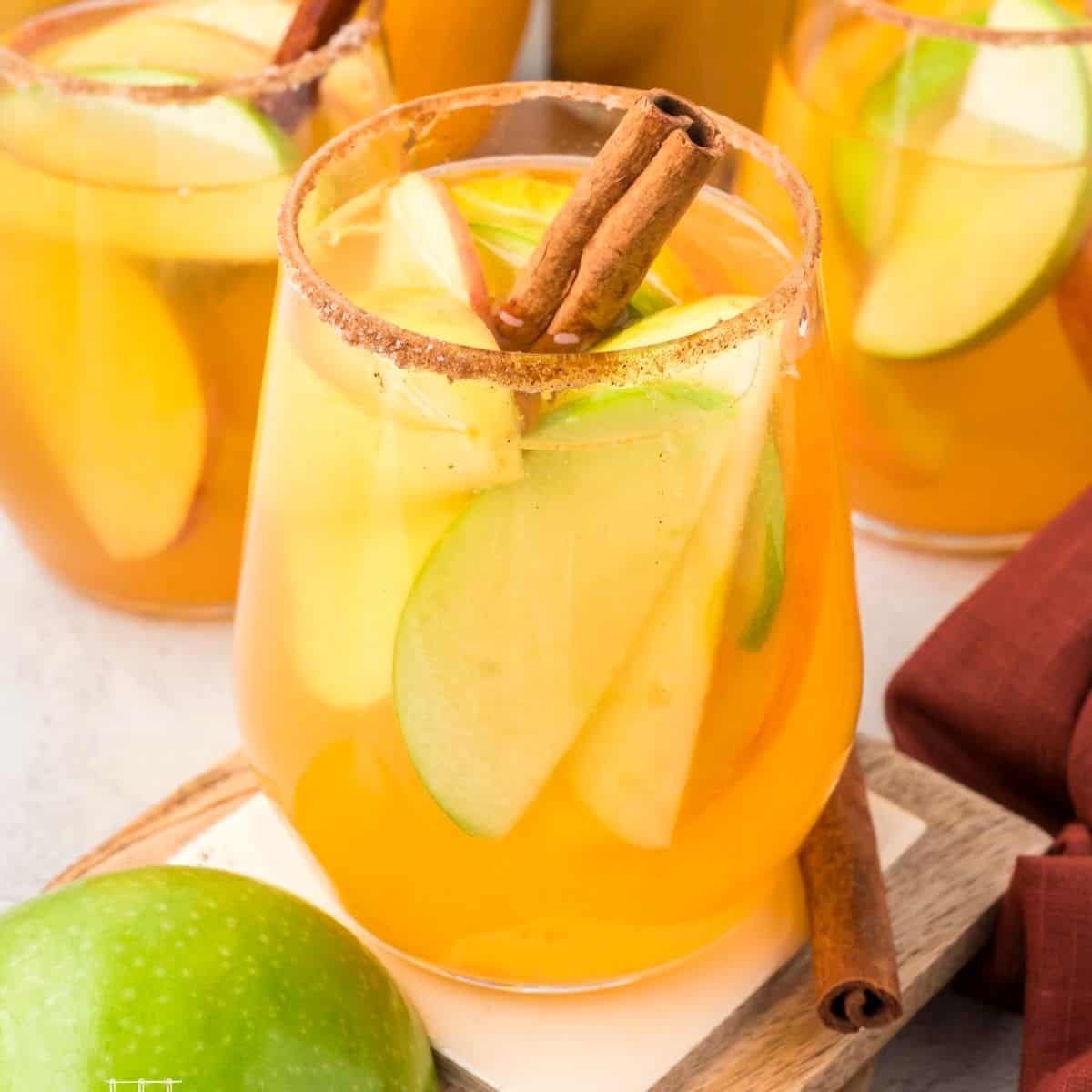 Fall Apple Cider Sangria Recipe With Fireball - Blues Best Life