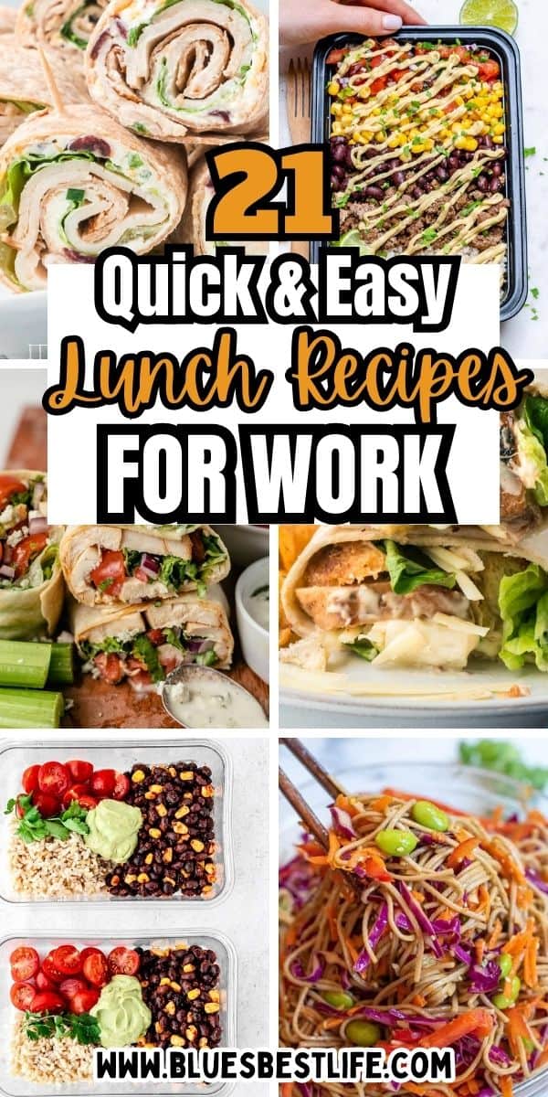 35+ Easy Lunch Recipes For Work (Meal Prep) - Blues Best Life