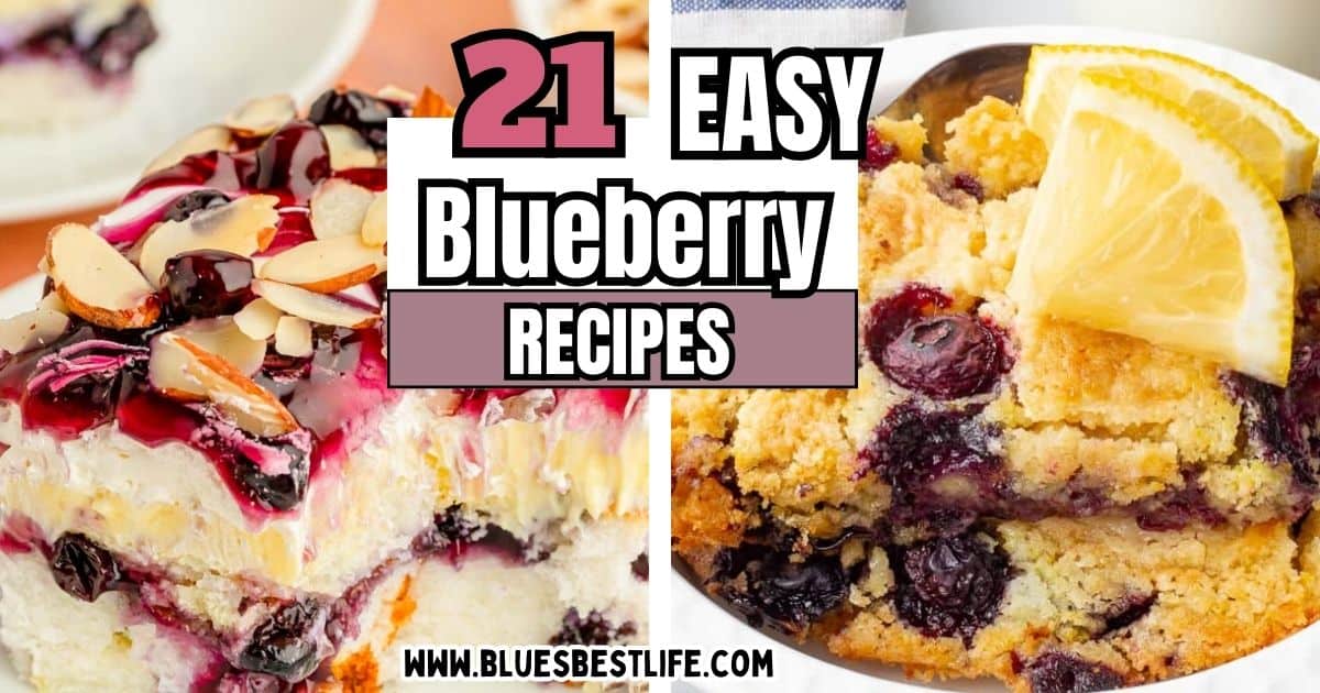 35 Easy Blueberry Recipes (Breakfast And Dessert) - Blues Best Life