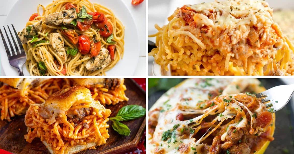 35 Easy Spaghetti Dinner Recipes - Blues Best Life