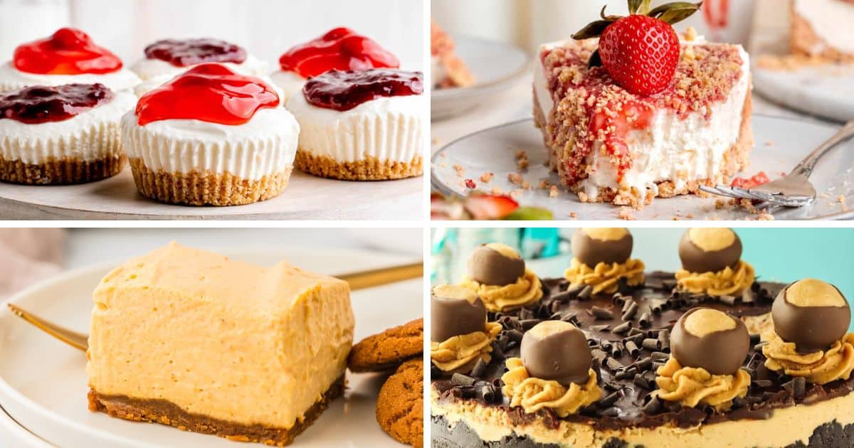 24 No Bake Cheesecake Recipes (Bites, Bars And Cakes) - Blues Best Life