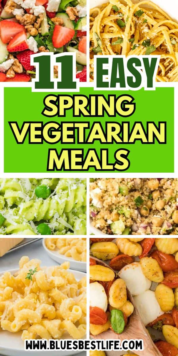 11 Spring Vegetarian Meals - Blues Best Life