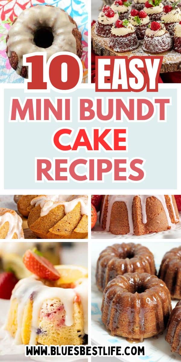 10 Mini Bundt Cake Recipes - Blues Best Life