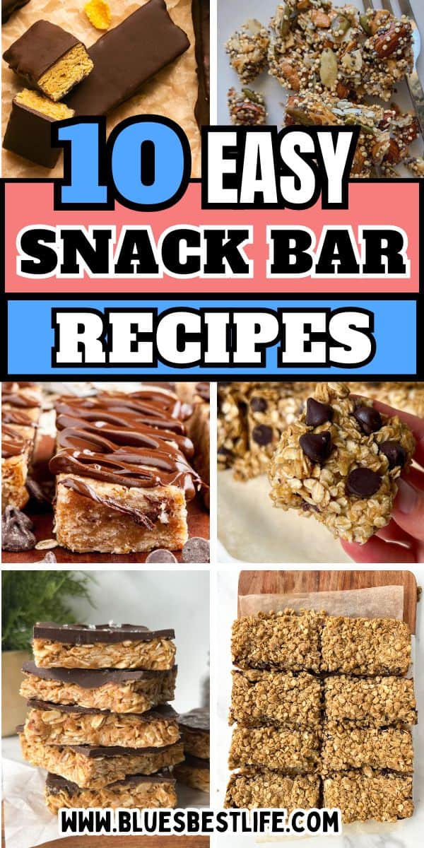 10 Snack Bar Recipes - Blues Best Life