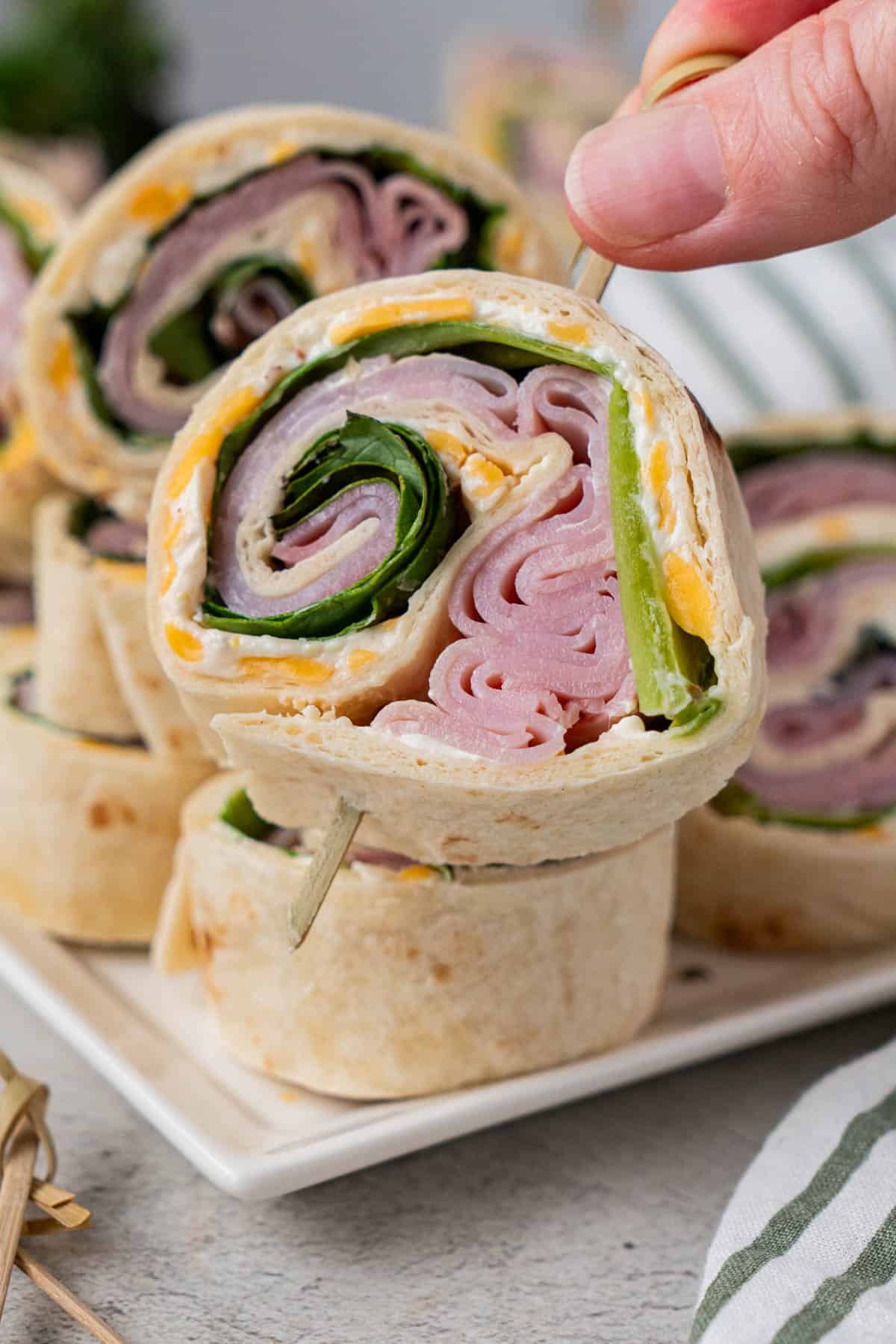Ham and Cheese Pinwheels - Blues Best Life