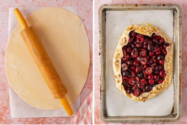 Fresh Cherry Galette with Almond Pie Crust - Blues Best Life